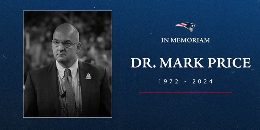Mark Price, M.D., Ph.D., NE Patriots Team Doctor Dies, Age 52 ...